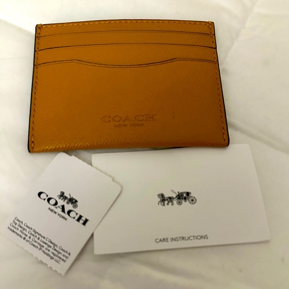 Coach | Bags | Coach Tan Card Holder | Poshmark